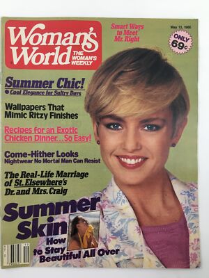 Woman's World Magazine May 13 1986 Real-Life Marriage of Mrs. Craig No ...