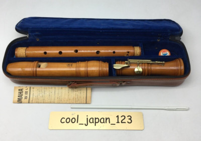 YAMAHA recorder tenor GERMAN Concert Music Instruments with case From ...