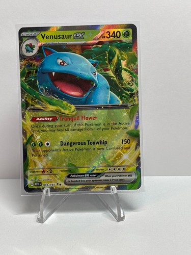 Venusaur EX 003/165 Pokemon 151 Card TCG - Near Mint! | eBay