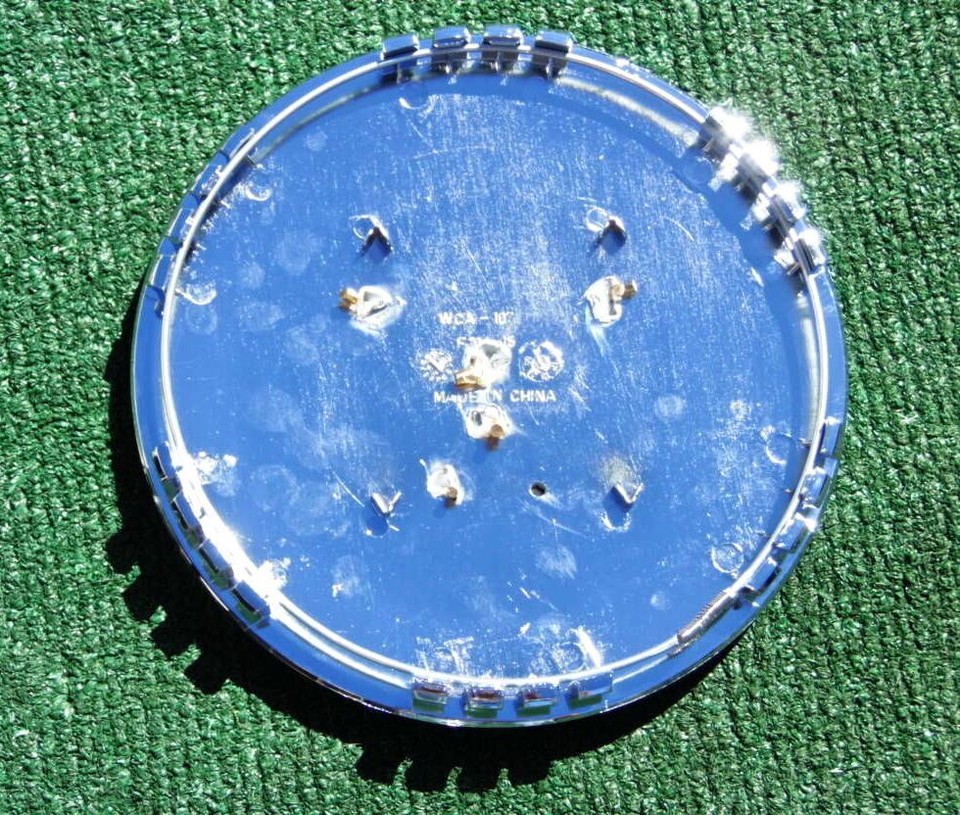 4 Chrome Gold Center Caps Fit Genuine OEM Factory Cadillac Escalade ...