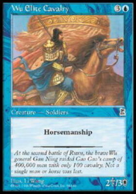 MTG - Wu Elite Cavalry - Portal 3 Kingdoms - NM, English Magic FLAT ...