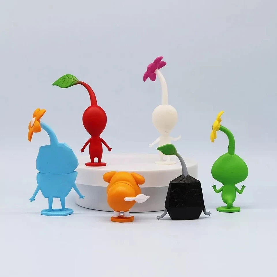 12-Piece Set PIKMIN Figure Captain Olimar PIKMIN PVC Figure Toys | eBay