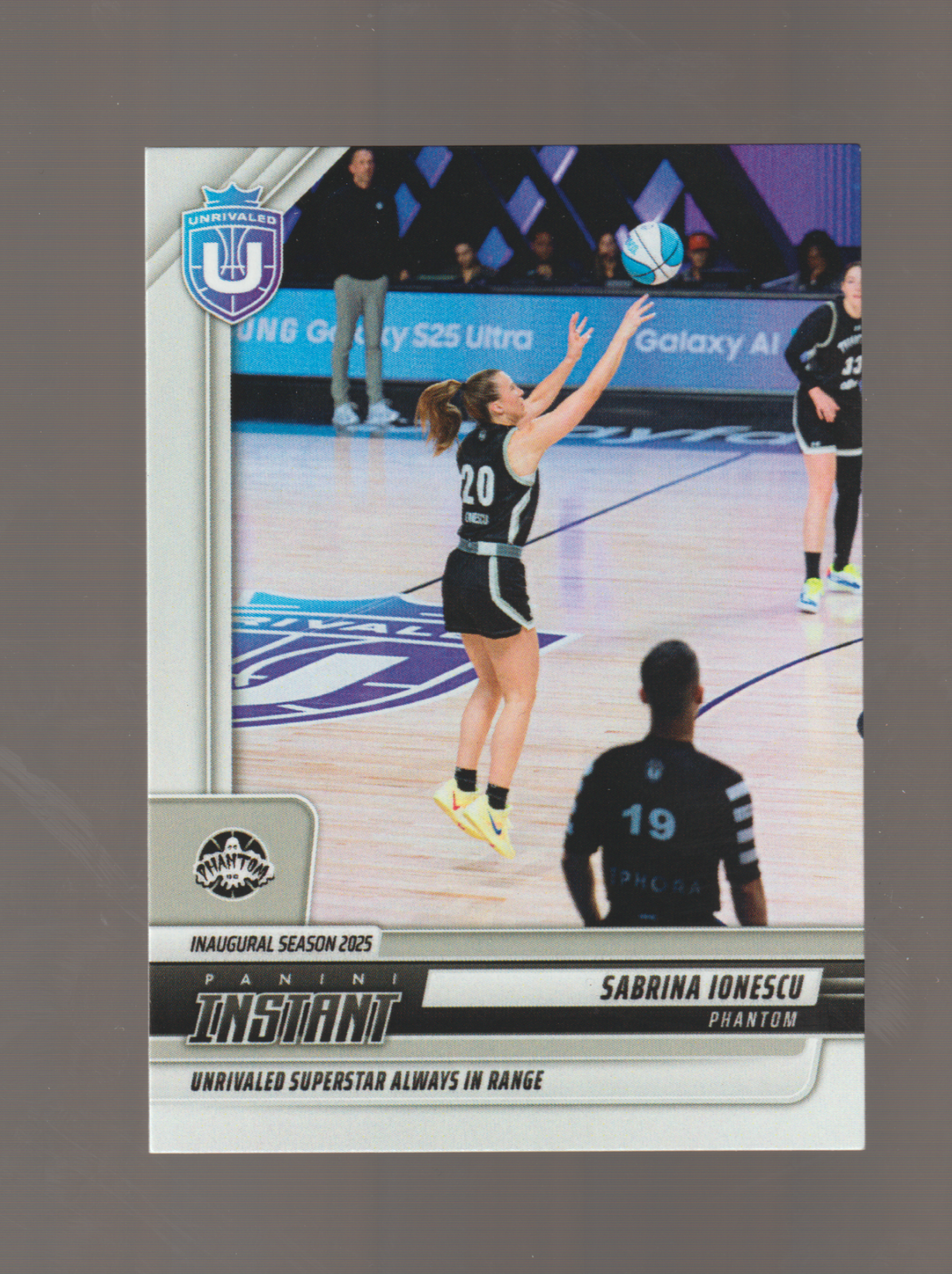 sabrina ionescu 2025 unrivaled inagural season card,phantom,wnba ...