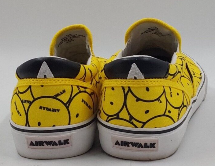 Airwalk Waride-SS Mens Yellow Smiley Face Slip-On Shoes 2021 Casual ...