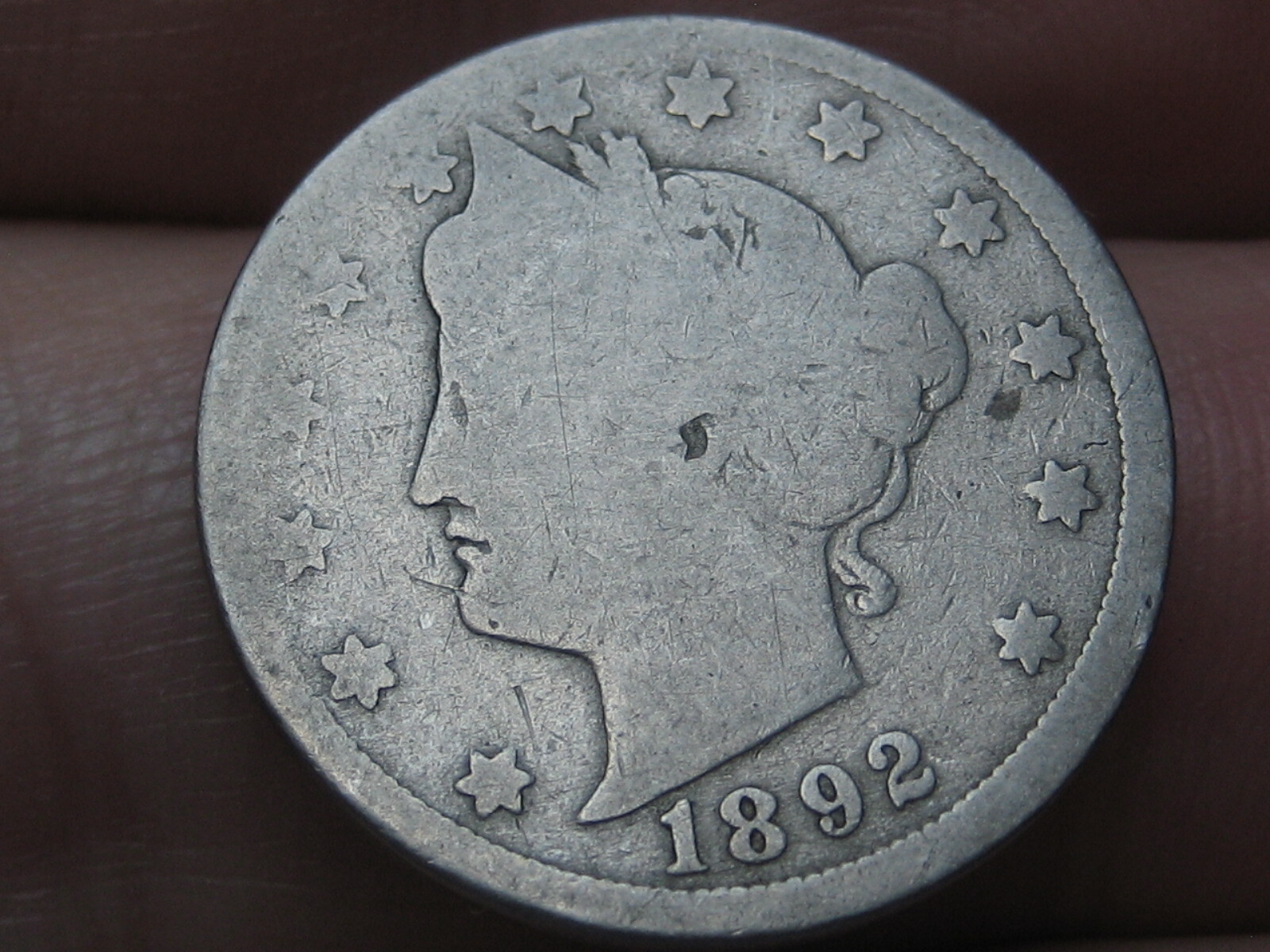 1892 Liberty Head V Nickel 5 Cent Piece- Good/VG Details | eBay