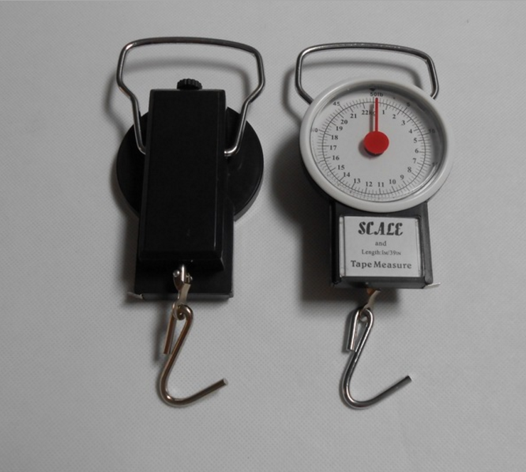 Portable Clockface Digital 22kg Weighing Spring Balance Hanging Scale ...