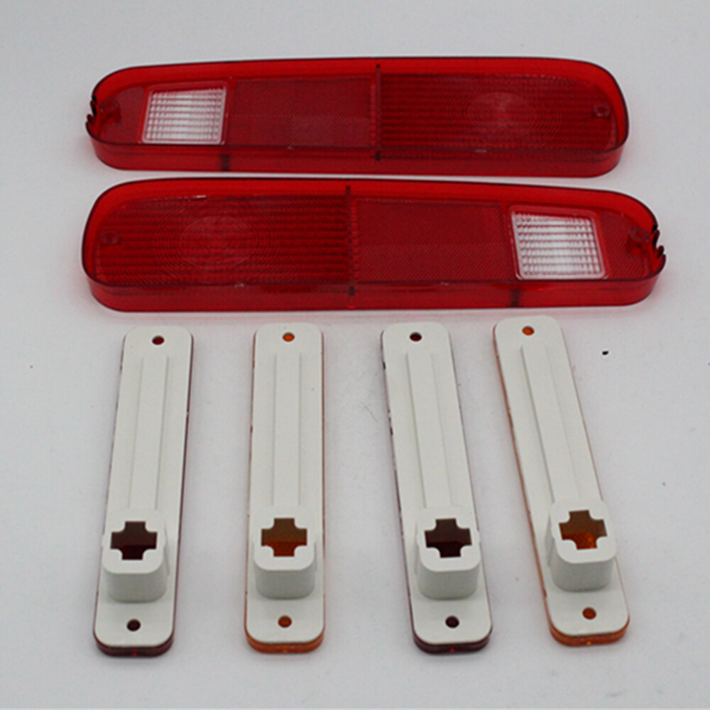 6×Tail Lamp Housing Kit For 73-79 FORD F150 F250 Trunk 78-79 Bronco ...