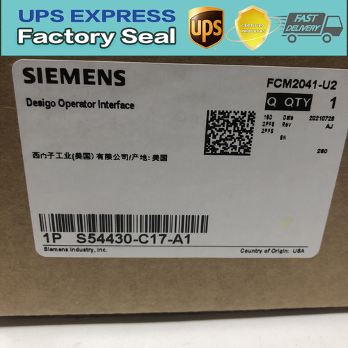 FCM2041-U2 SIEMENS DESIGO Operation Interface S54430-C17-A1 Brand New ...