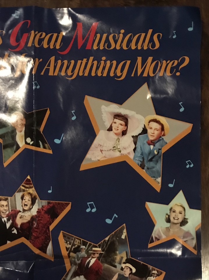 Musicals Great Musicals Collection Video Cassette Poster (1986) | eBay