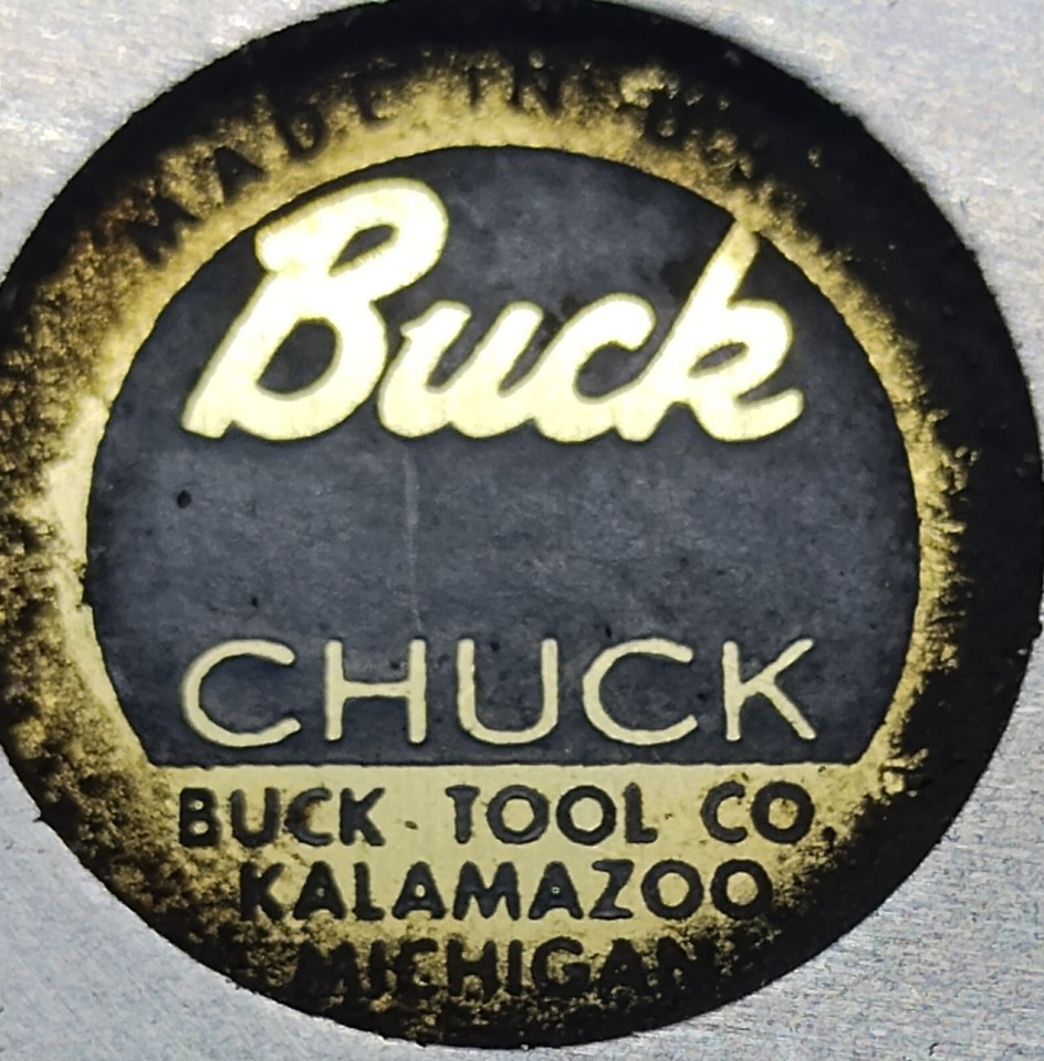 Nice, 3 Jaw, 5" Buck Lathe Chuck - 1-1/2" X 8 Back For south Bend ...