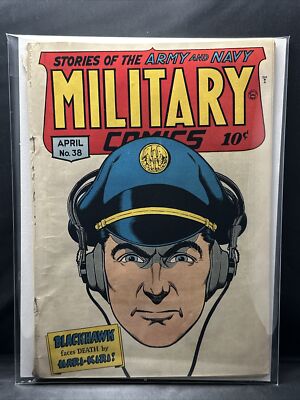Military Comics #38 (1945) Quality Comics Al Bryant Cover and Art (3.0 ...