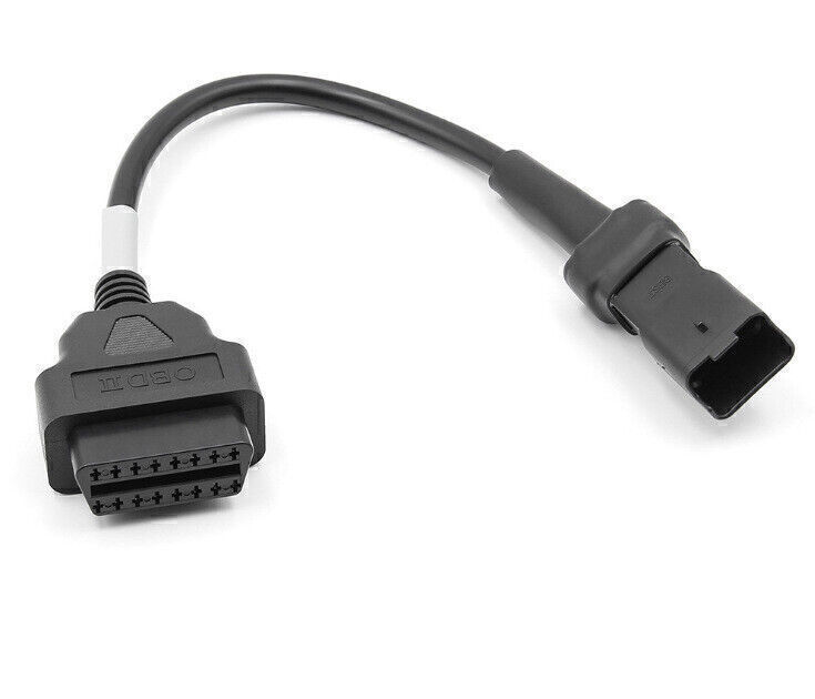 OBD2 to 4Pin Diagnostic Code Reader Adapter Scanner Cable for Ducati ...