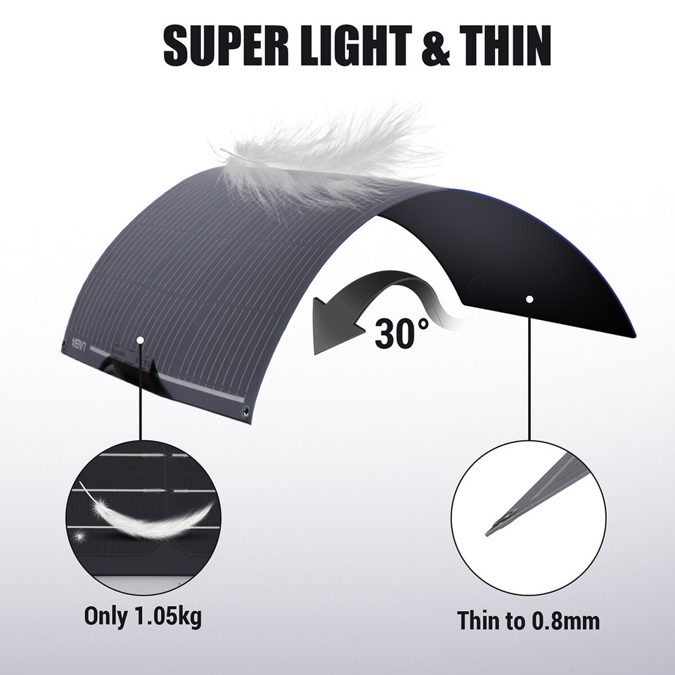 Full Complete Solar Panel Kit 5000W Inverter 12V to 110V RV Home Off ...
