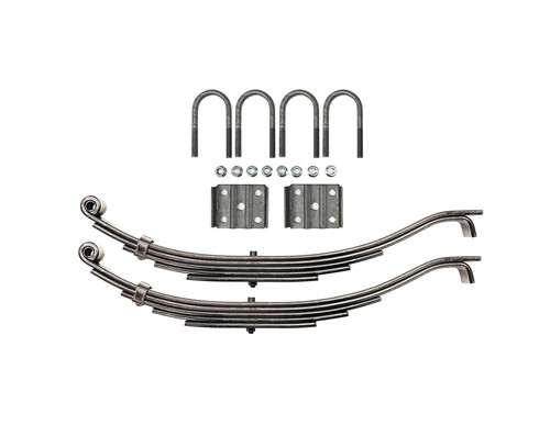 LIBRA 7000# 7K Single Trailer Axle Suspension Kit 3500# Leaf Springs U ...