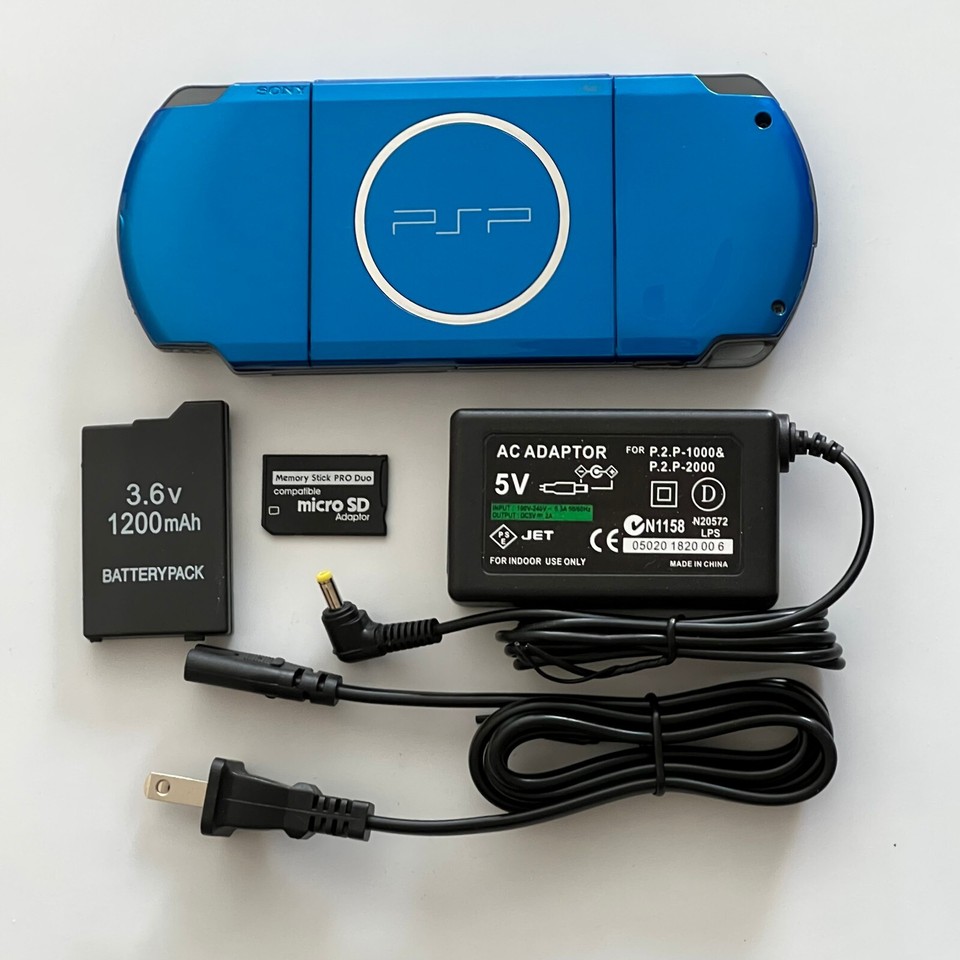 Sony PSP 3000 PSP 1000 System Bundle w/ 64gb & QUALITY Battery ...