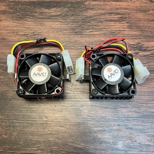 Lot of 2 AAVID Socket 7 CPU Fan & Heatsink 50mm 12v | eBay