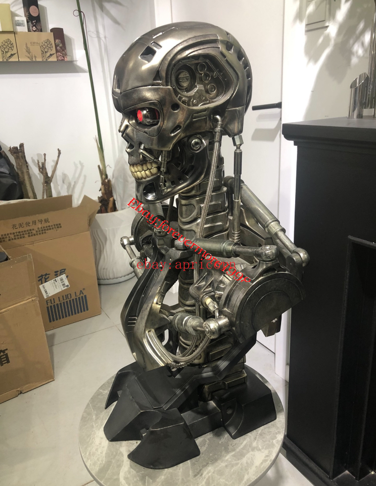 Sideshow The Terminator Endoskeleton 1/1 Bust Statue Figure Model ...