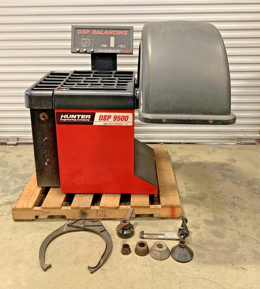 Hunter DSP 9500 W/ Split Weight DSP9502 Tire Wheel Balancer Machine ...