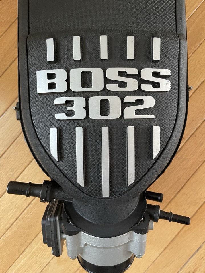 Ford Racing Ported BOSS 302 Intake Manifold L&M 82mm Throttle Body Heat Barrier | eBay