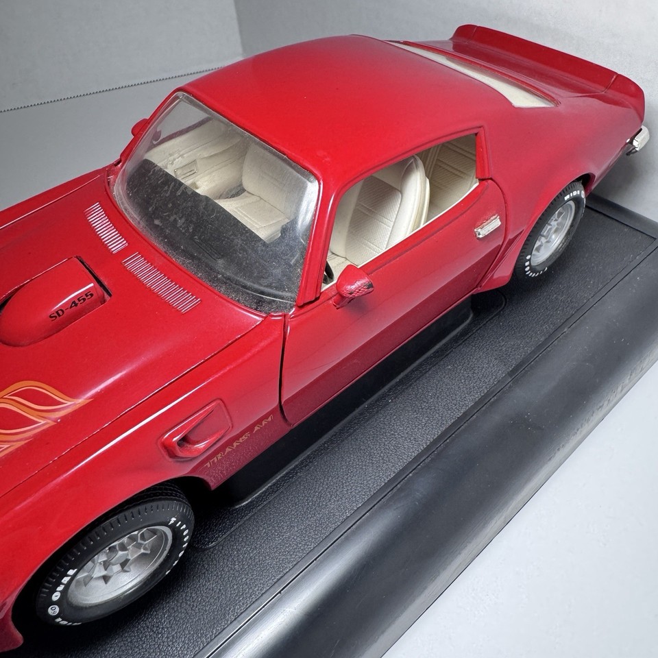 ERTL American Muscle 1973 Red Pontiac Firebird Trans AM 1:18 Scale ...