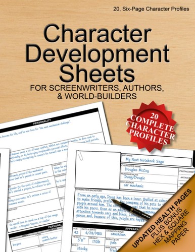 Character Development Sheets: 20, Six-Page Character Profiles for ...