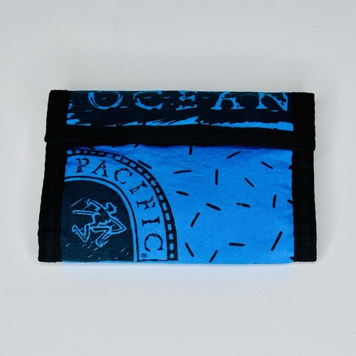 Vintage 80s Ocean Pacific OP Retro Teal Nylon Trifold Wallet | eBay