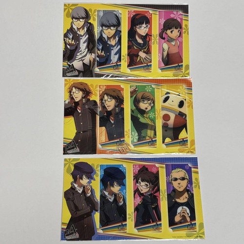 Persona 4 Clear Bookmark Set | eBay