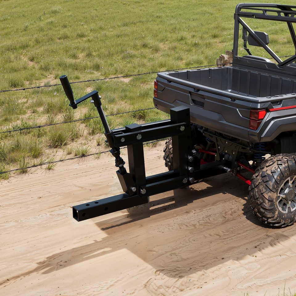 ATV/UTV Tractor 1-Point Lift Manual Implement Lift Fits Lawn Tractor ...
