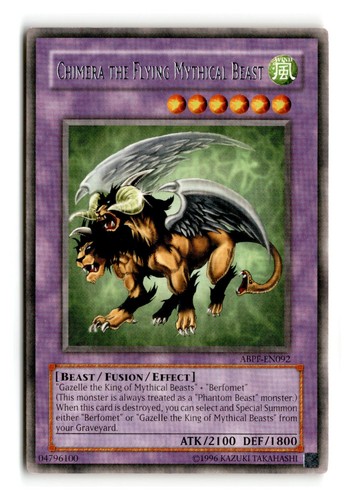 Chimera the Flying Mythical Beast - ABPF-EN092 Rare - YuGiOh-LP | eBay