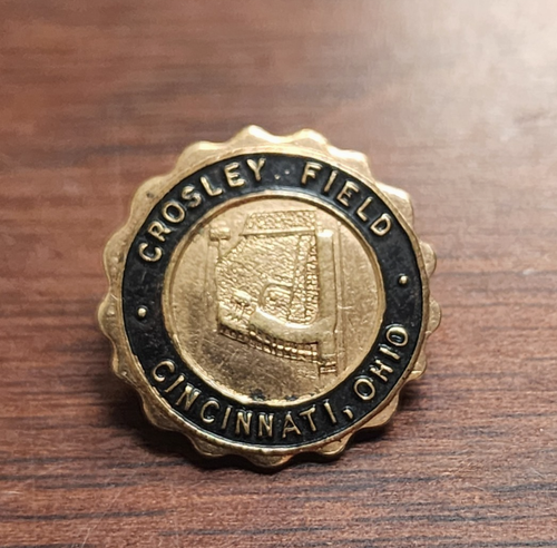 VINTAGE CROSLEY FIELD PIN - CINCINNATI REDS - ORIGINAL | eBay