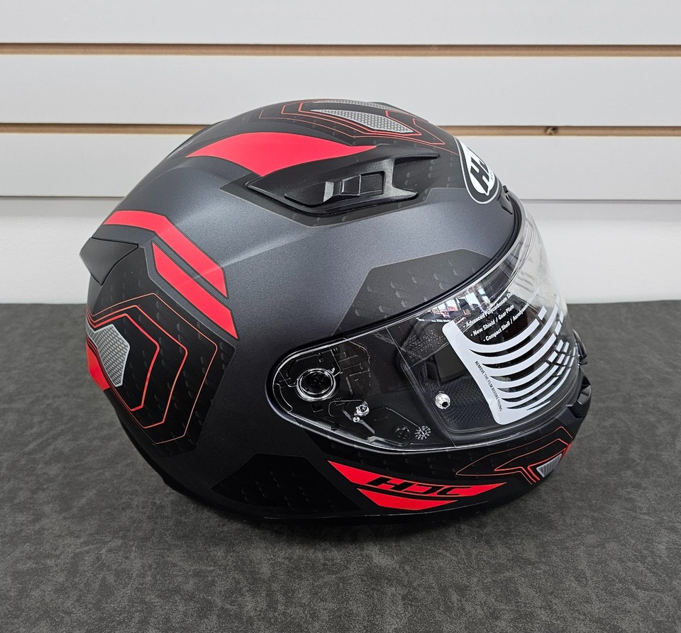 NEW HJC i10 Sonar Helmet Sz: L 59-60cm (Red/Black) | eBay