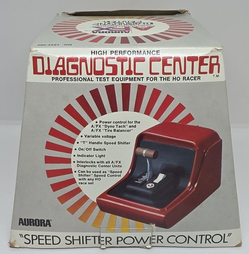 1971 AURORA AFX SPEED SHIFTER POWER CONTROL DIAGNOSTIC CNTR SLOT CAR ...