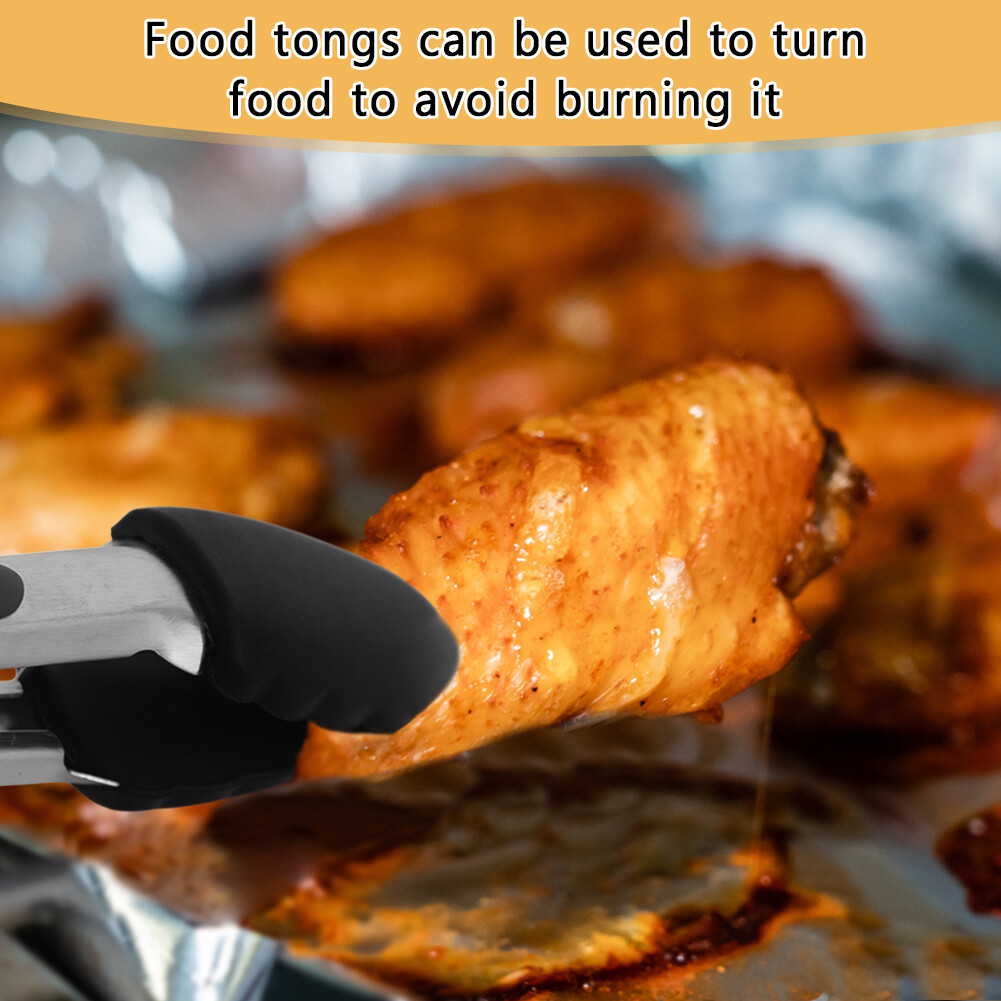 Rectangle Multifunctional Food Tong For Oven Safe Cooking Air Fryer ...