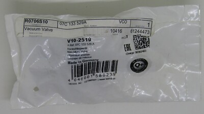 NEW VIEROL AG VACUUM VALVE FOR VOLKSWAGEN AUDI PART NO. V10-2519 | eBay