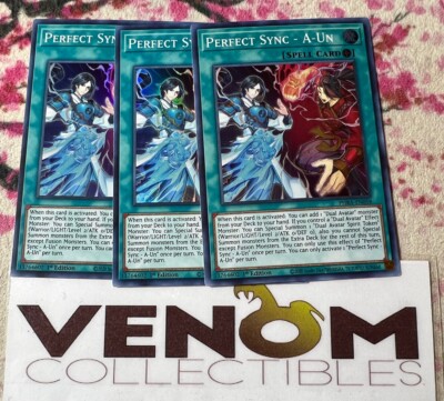3x (M/NM) Perfect Sync - A-Un - PHRA-EN058 - Super Rare - 1st Edition YuGiOh | eBay