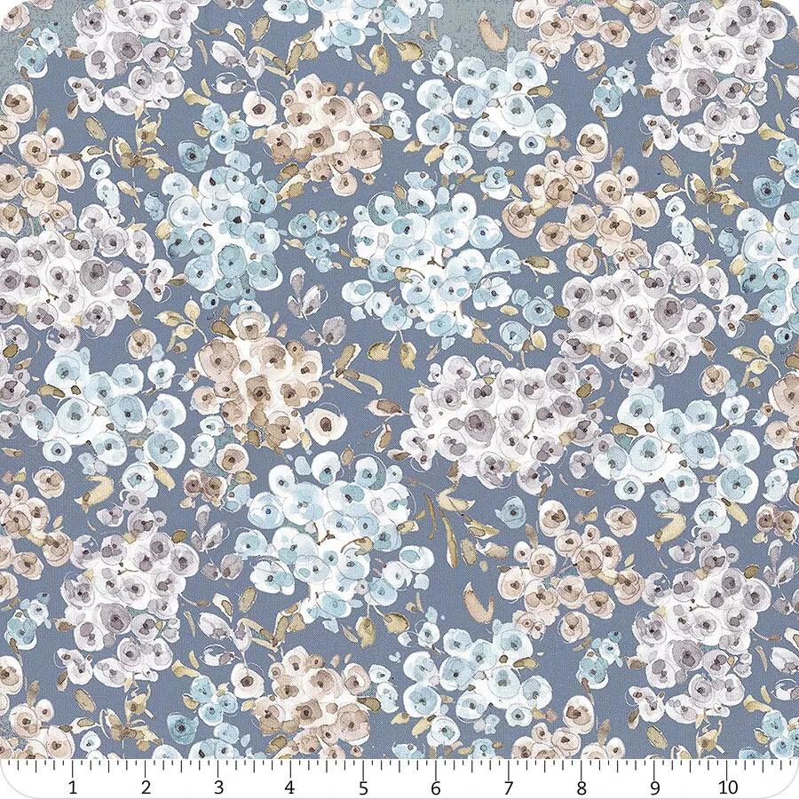 Blue Escape Coastal Cotton Romance Quilt Kit Backing Free Pattern 74 ...