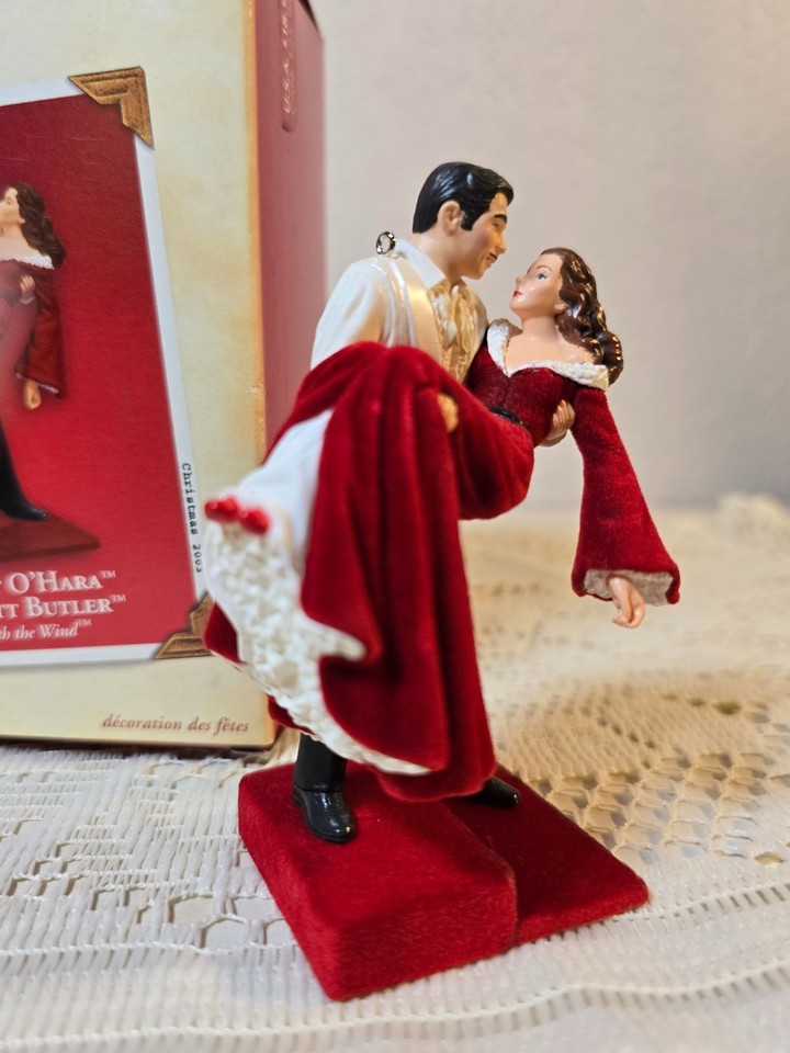 Hallmark Keepsake Ornament Scarlett OHara & Rhett Butler "Gone With The ...