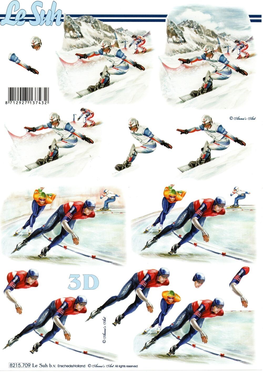 3D-Bogen - Snowboard & Eislauf - 8215.709 - LeSuh - Schneidebogen - 3d ...
