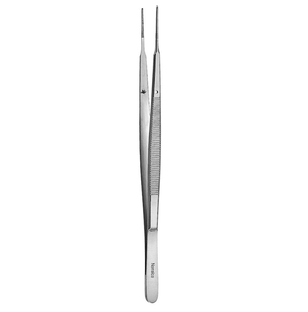 Gerald Dressing Forceps, 7", Straight, Serrated Tips, Premium | eBay