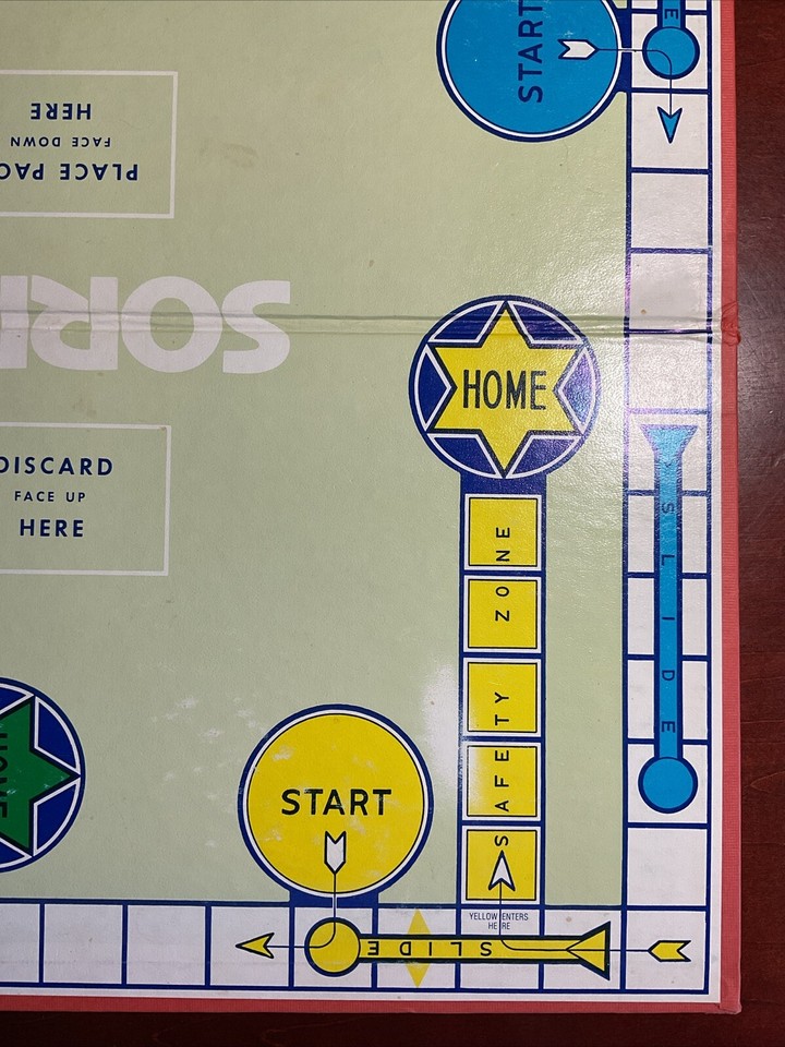 Vintage Sorry Board Game Replacement Game Board Only | eBay