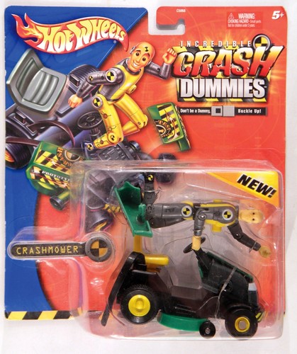 Vintage 2003 Mattel Toys Incredible Crash Test Dummies CrashMower rare ...