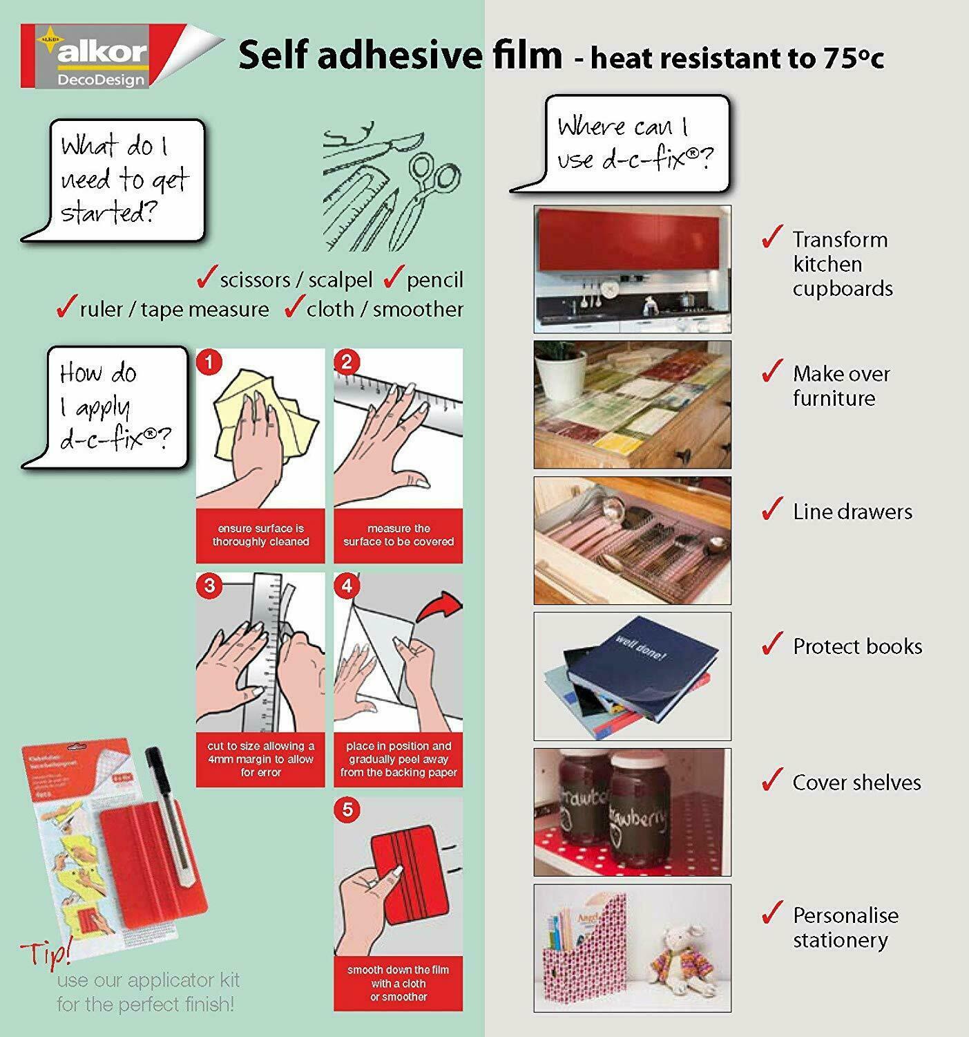 2mX45cm ALKOR PLAIN MATT WHITE STICKY BACK PLASTIC SELF ADHESIVE VINYL ...