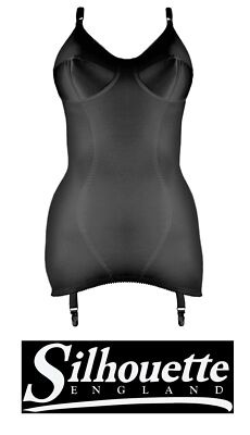 Silhouette Lingerie 'Corsetry' Black Madame 'X' Open Corselette UK ...