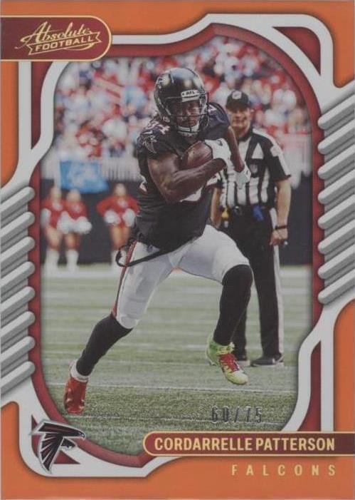 2022 Panini Absolute - Cordarrelle Patterson #1 Spectrum Orange /75 for ...