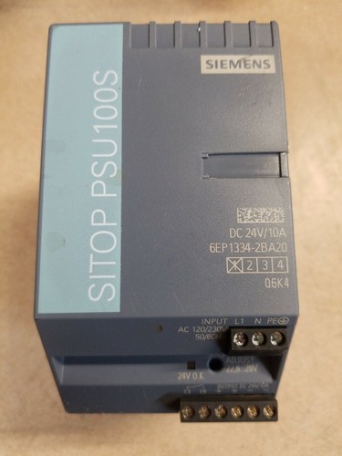 SIEMENS SITOP PSU100S POWER SUPPLY MODULAR 24V 20A 1PHASE | eBay