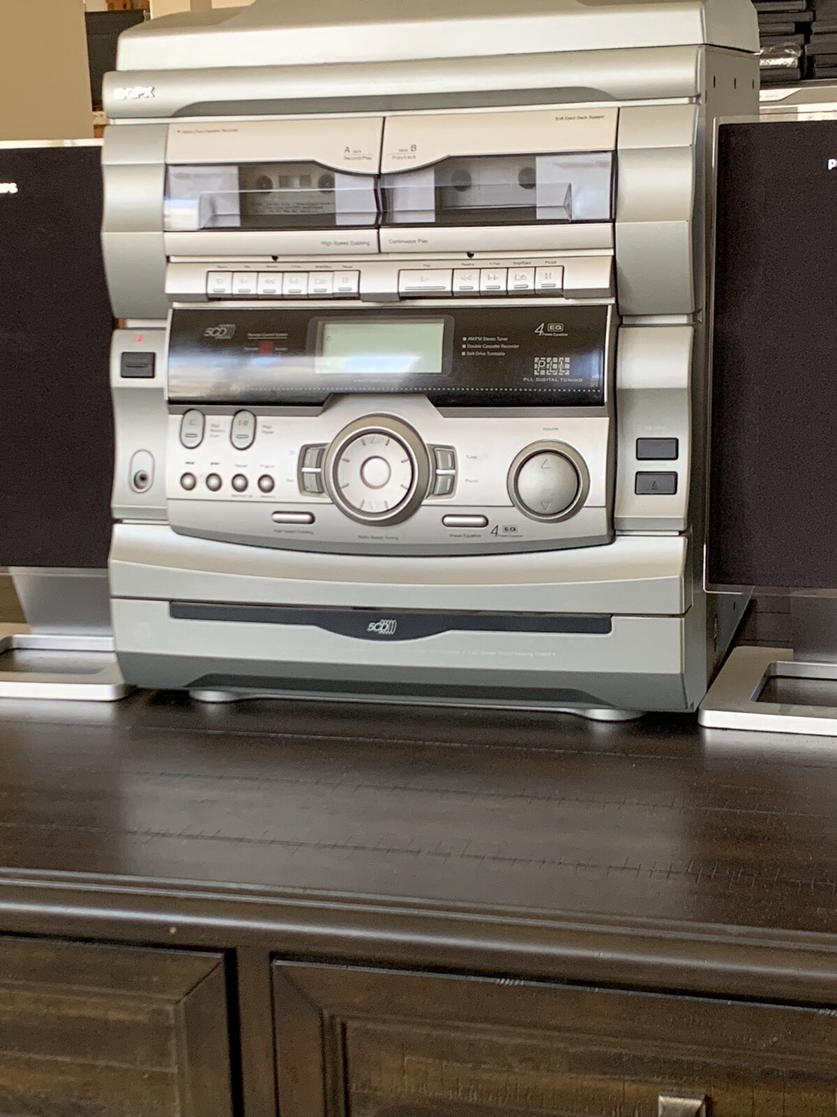 Rare Gpx S7794 4ohm Stereo System Cd Player Tape TurnTable As Is Local ...