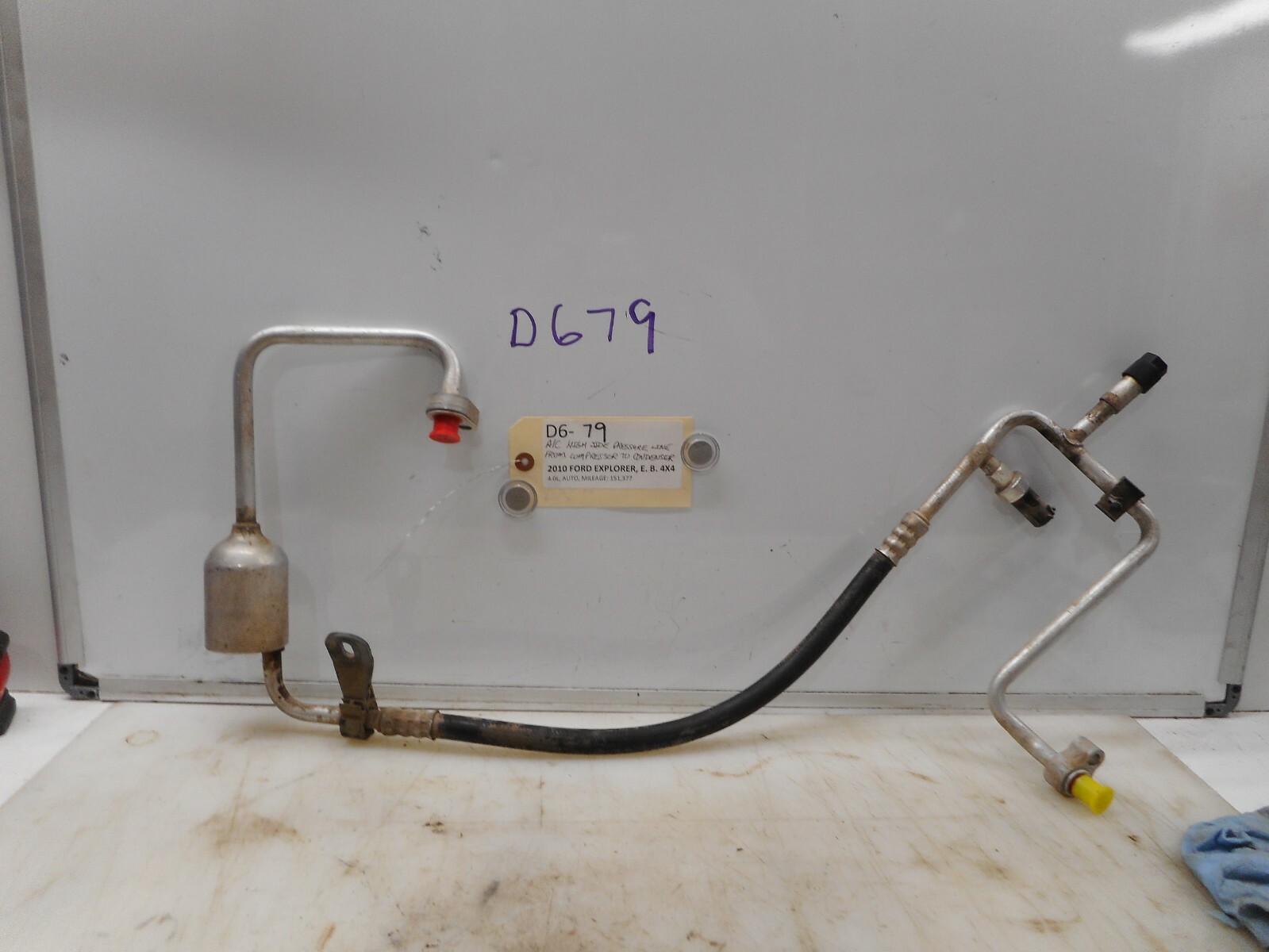 2010 FORD EXPLORER AC AIR CONDITIONER HIGH SIDE PRESSURE LINE | eBay