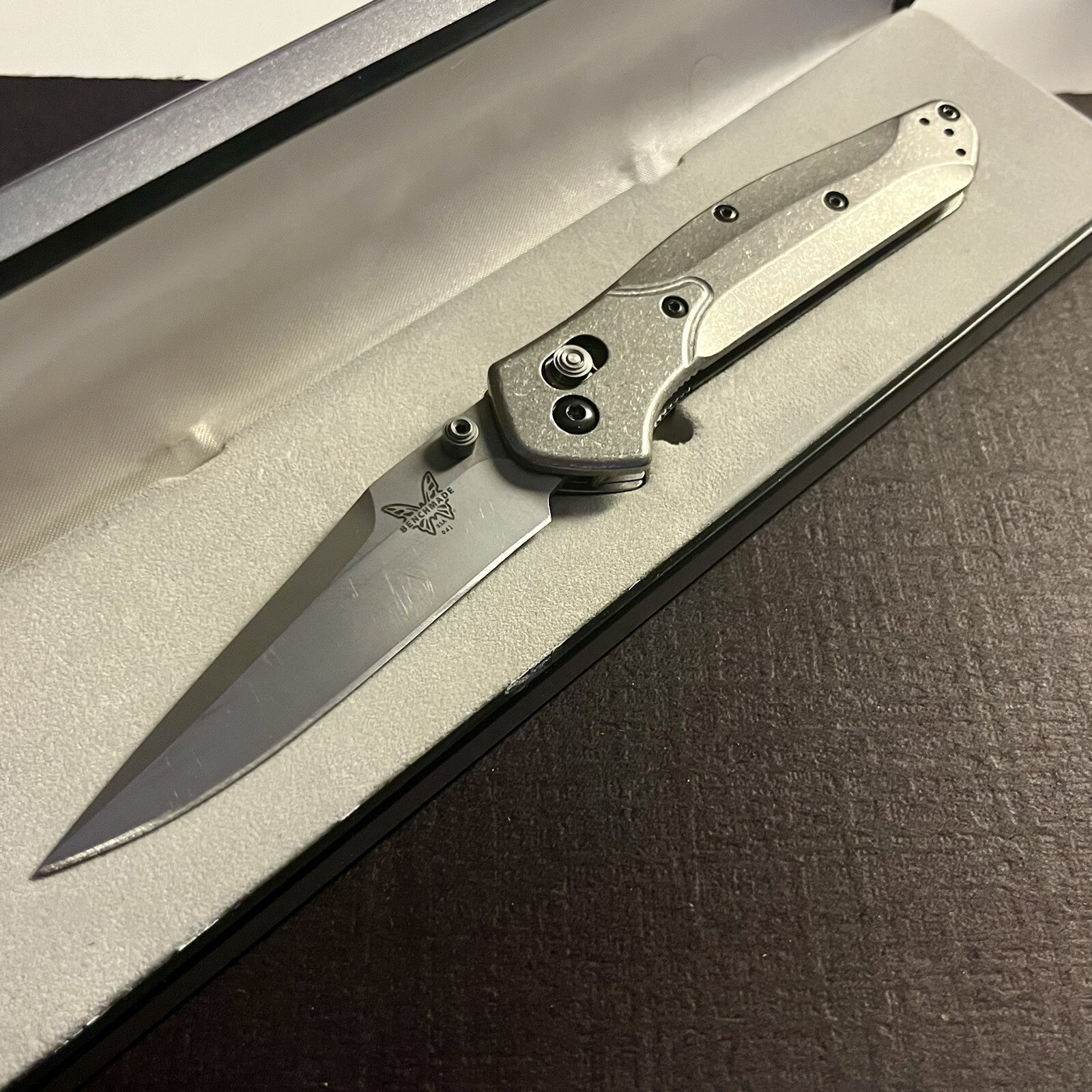 Benchmade Knife 941 943 Titanium Osborne Ti Scales S30V Rare Limited ...