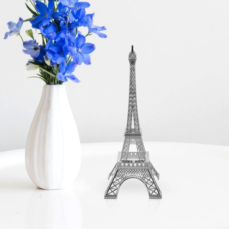 Eiffel Tower Metal Craft Decorative Statue for Bedroom Table Decor 25 ...