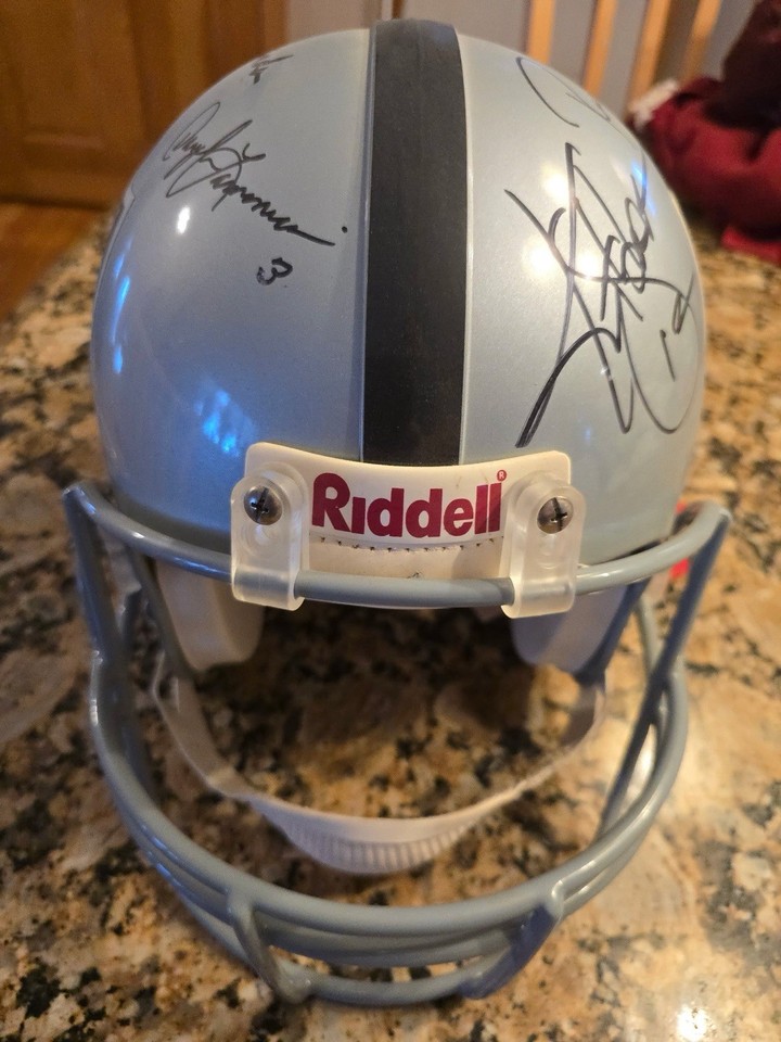Nfl Oakland Raiders Qb Greats Signed Autographed Full Size Helmet ...